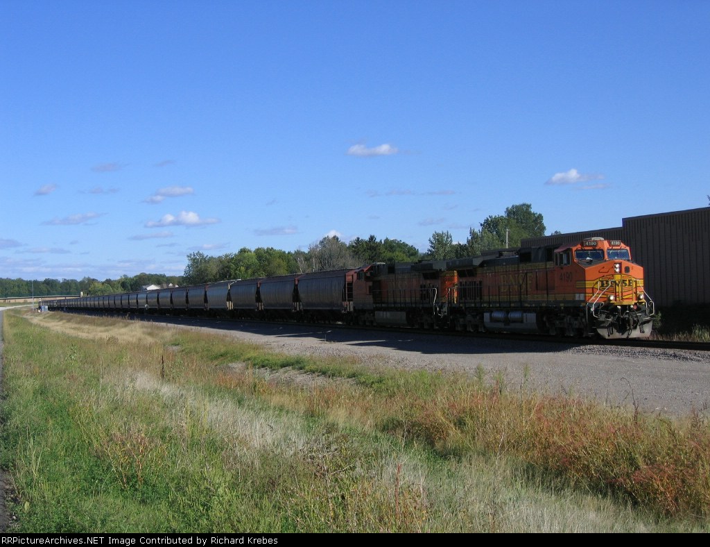 Westbound Grain Train Waiting